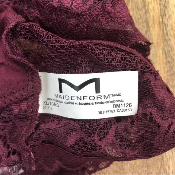 Maidenform | Intimates & Sleepwear | Maidenform Lace Tback Plush ...
